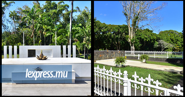 Jardin de Pamplemousses: le samadhi de SAJ classé patrimoine national ...