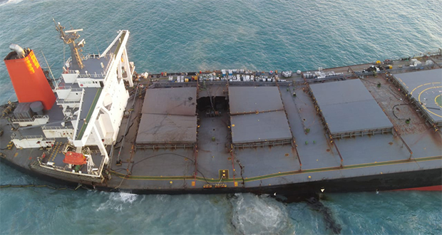 MV Wakashio: le gouvernement fait une demande de compensation | lexpress.mu