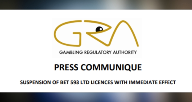 Allégations de blanchiment d'argent : La licence de Bet 593 Ltd suspendue