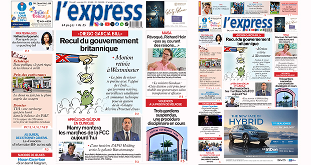 lexpress.mu | Toute l'actualité de l'île Maurice en temps réel